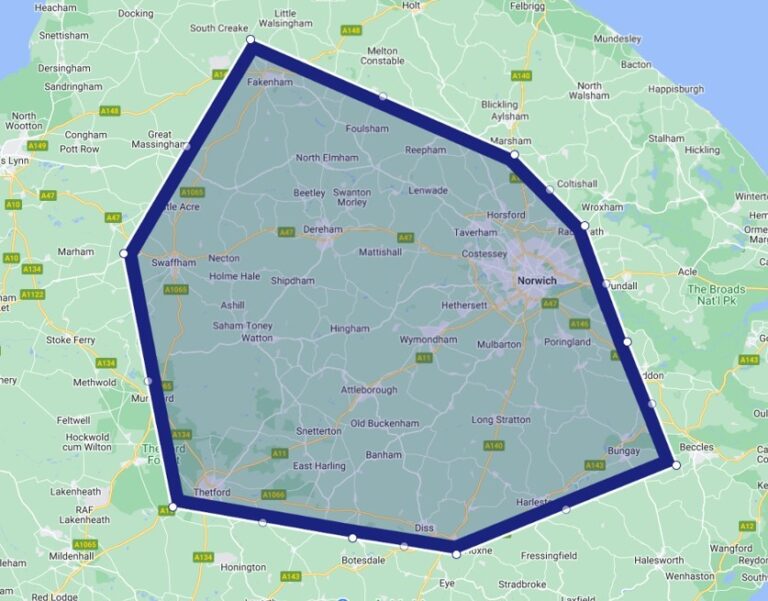 Areas We Cover - Butterfly Lettings Ltd